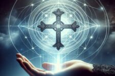 Cruz de San Andrés en la mano: significado y misticismo